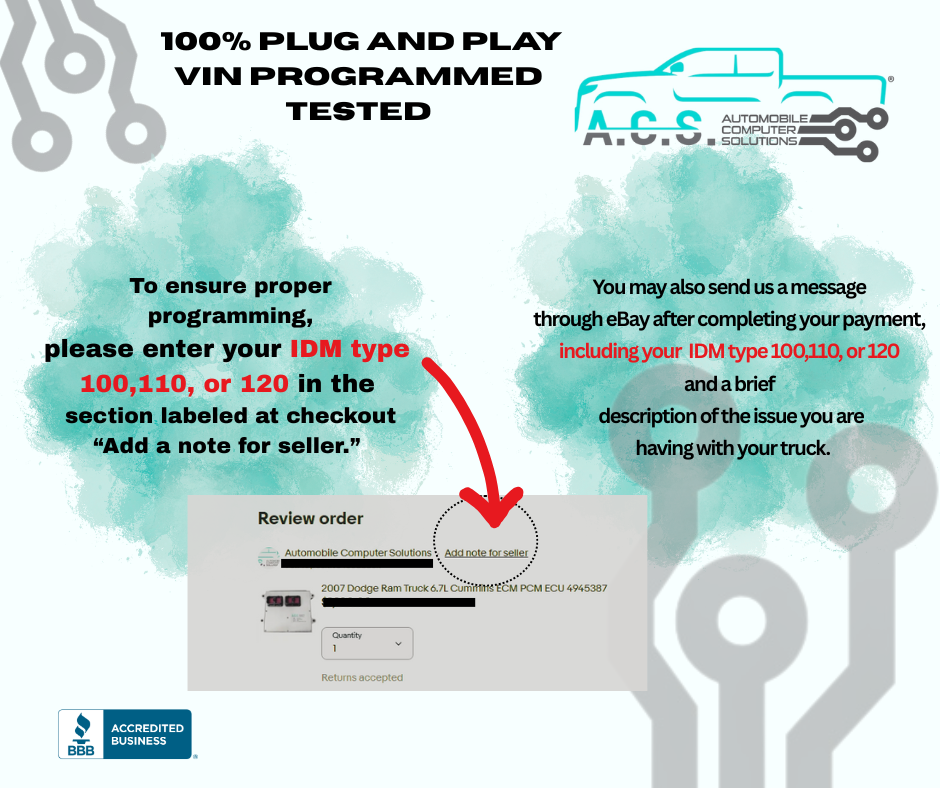 Injection Driver Module IDM Ford 7.3L Diesel IDM PLUG&PLAY – Automobile ...